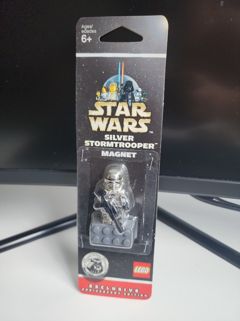 Lego Star Wars Silver Stormtrooper Magnet Rare Vintage, Hobbies & Toys ...
