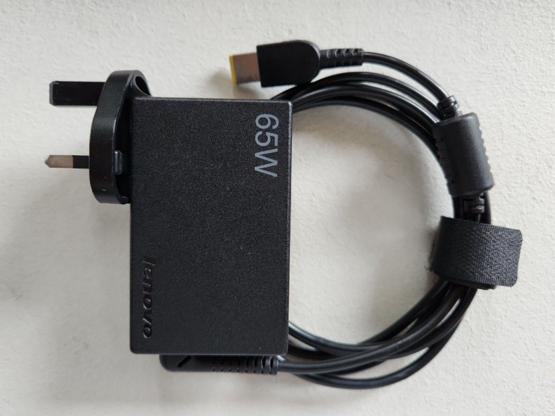 Lenovo travel adapter 65W, Computers & Tech, Parts & Accessories ...
