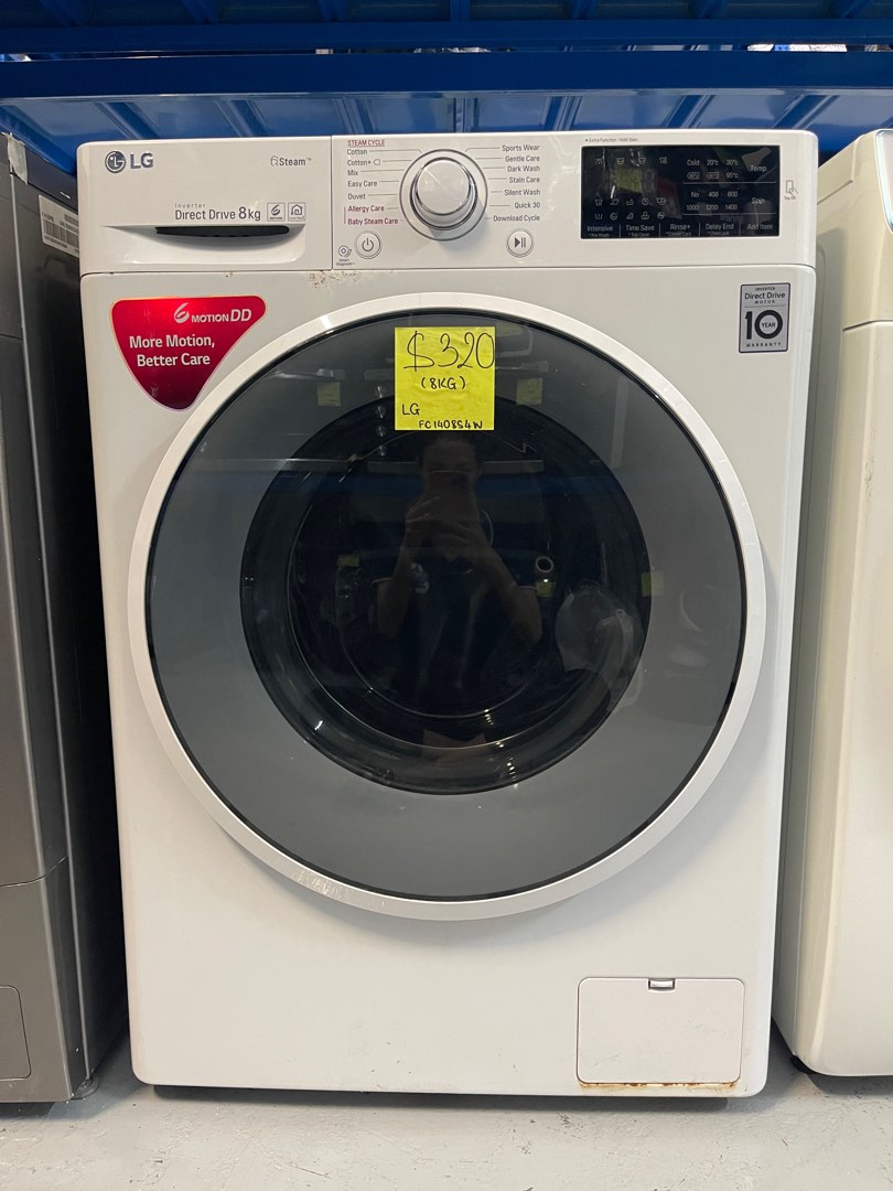 LG FC1408S4W 8KG FRONT LOAD WASHER Condition 8/10 $320 Delivery add $50 One month warranty, TV ...