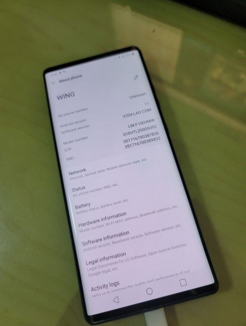 Lg wing dual screen 256 Gb, Mobile Phones & Gadgets, Mobile Phones ...