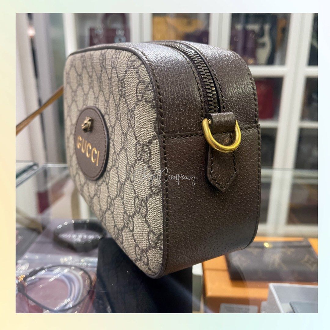Like New Condition Gucci Neo Vintage GG Supreme Camera Bag with Entrupy ...