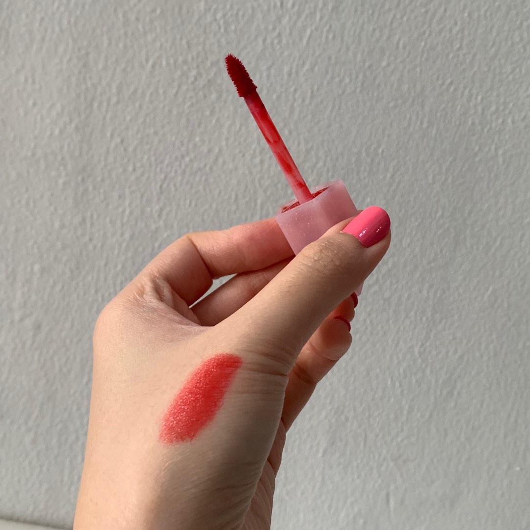 Missha line friends pink natural shade liptint wish stone water gel ...