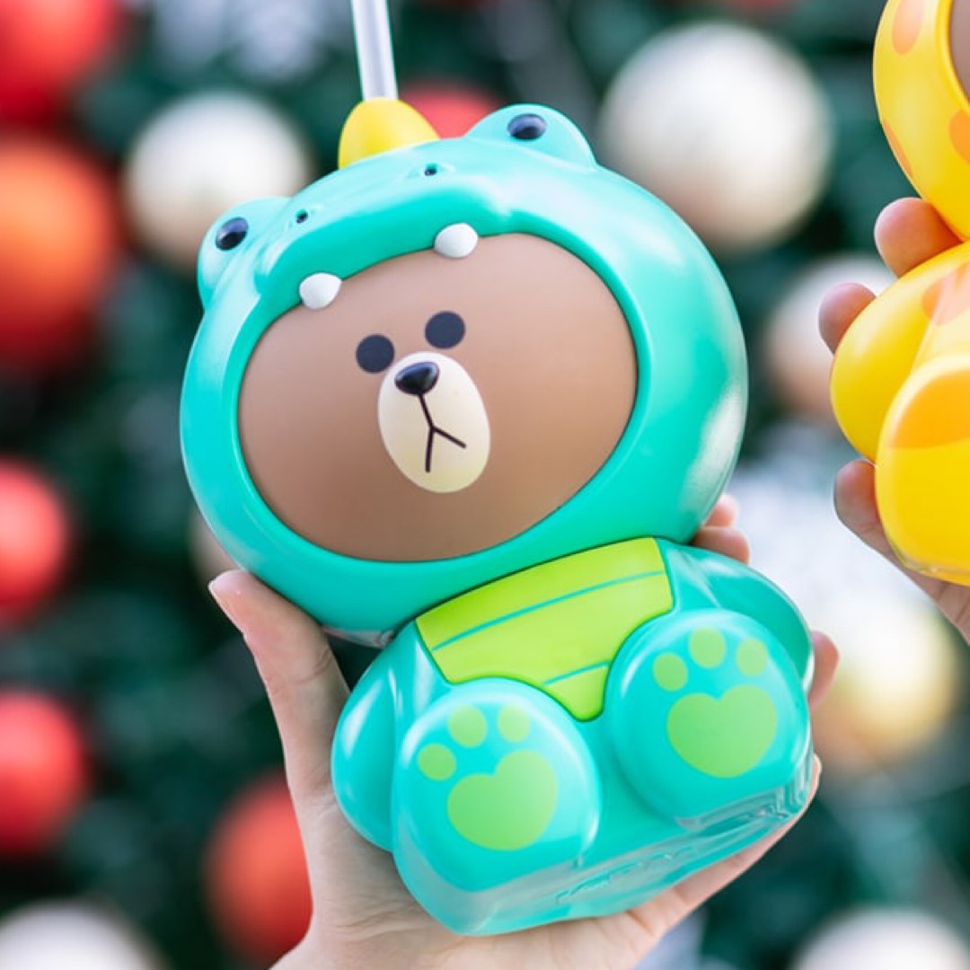 Line Friends Jungle Brown Dino Tumbler, Hobbies & Toys, Memorabilia ...