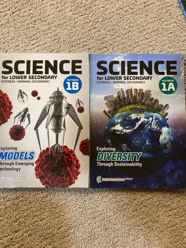 Lower Secondary Science Textbooks 1A and 1B, Hobbies & Toys, Books ...