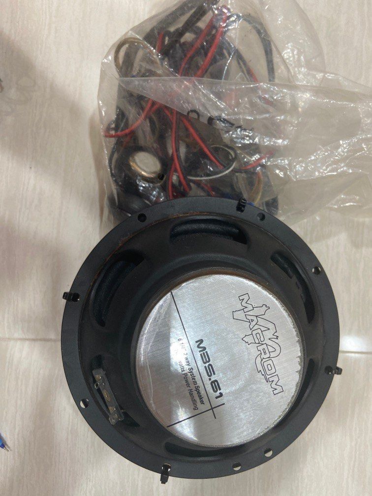 MACROM 2 way system speaker, Car Accessories, Accessories on Carousell