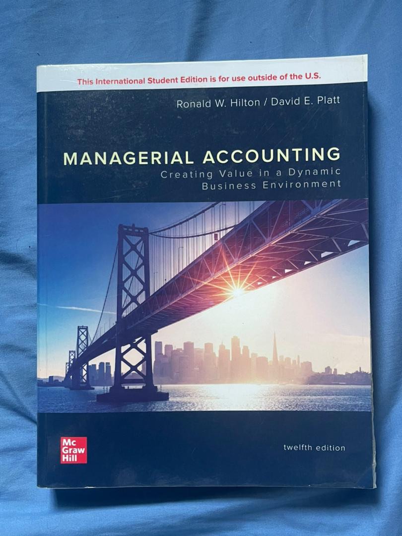 Managerial Accounting, Hobbies & Toys, Books & Magazines, Textbooks on ...