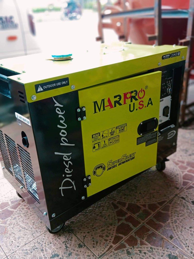 MARPRO USA DIESEL GENERATOR 10KVA, Commercial & Industrial ...