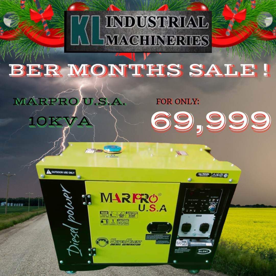 MARPRO USA DIESEL GENERATOR 10KVA, Commercial & Industrial ...