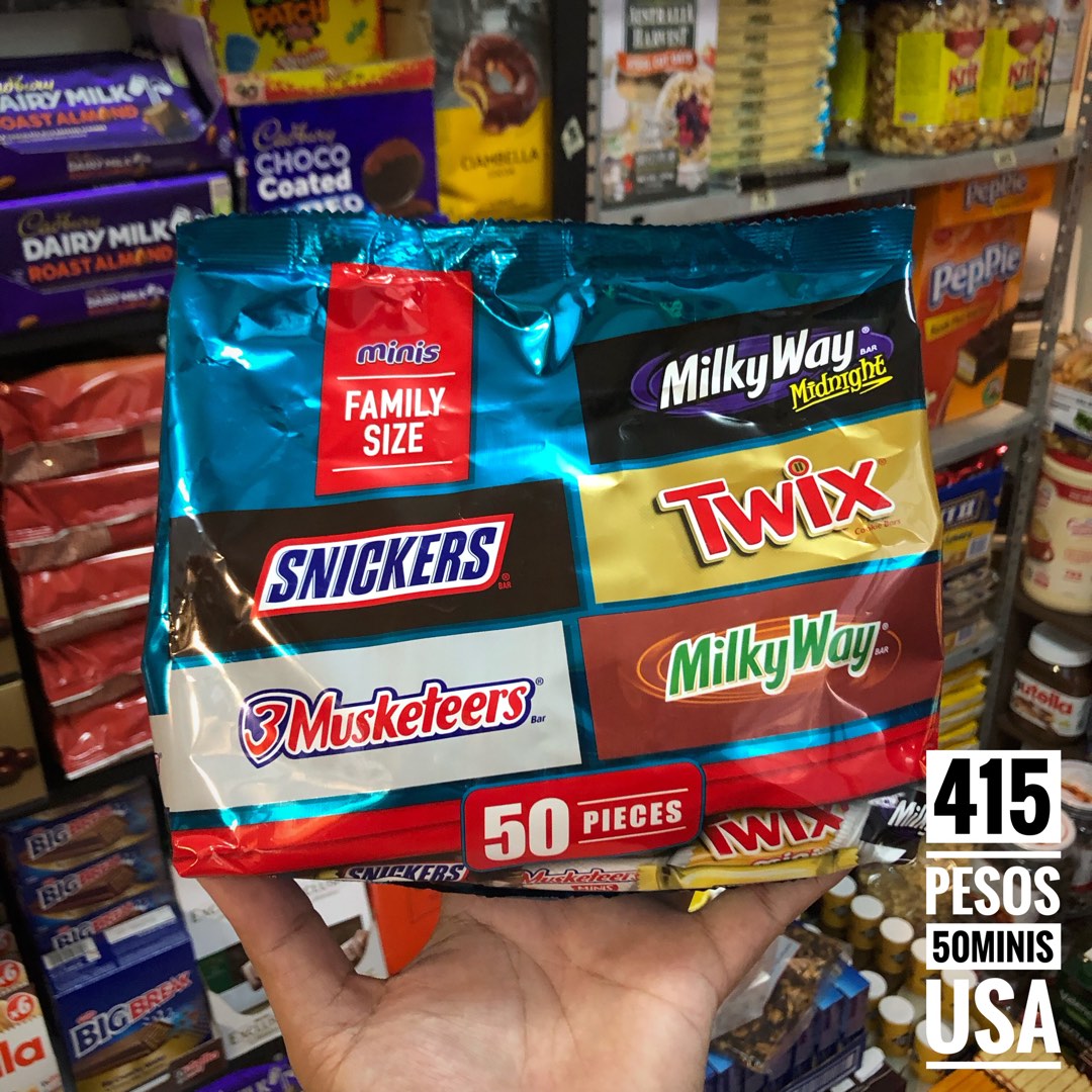 MARS MINIS FAMILY SIZE 50 PIECES USA, Food & Drinks, Packaged & Instant ...