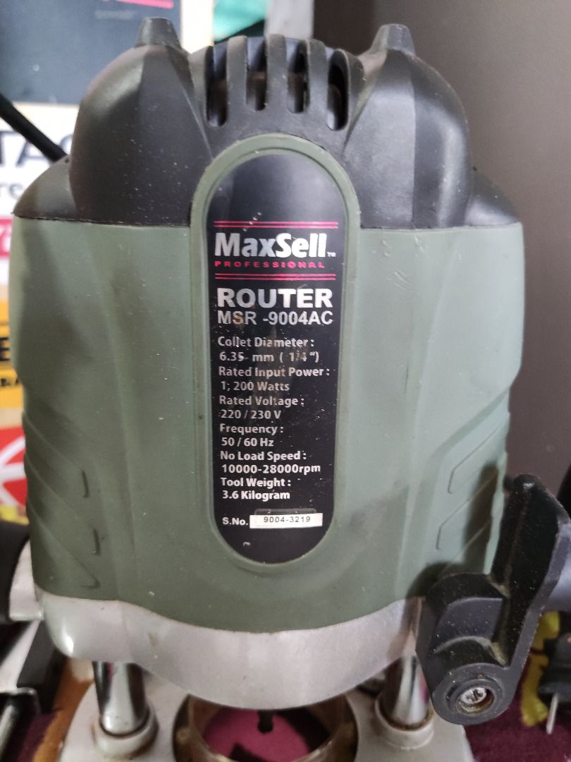 Maxsell MSR-9004AC Router, Commercial & Industrial, Construction Tools ...