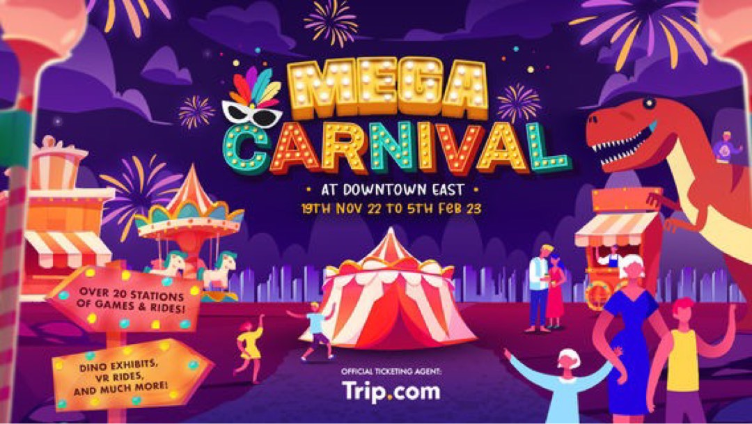 Mega Carnival at Downtown East 1-1, Tickets & Vouchers, Event Tickets on Carousell