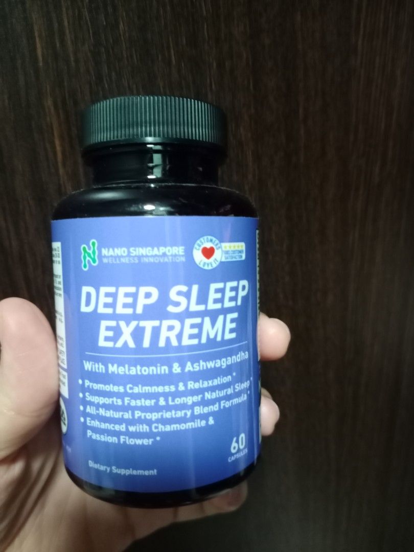 Melatonin Deep Sleeping Pills w/ Melatonin and Ashwagandha Healthy ...