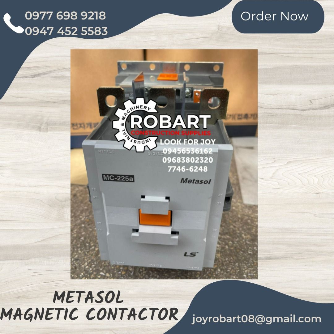 METASOL MAGNETIC CONTACTOR, Commercial & Industrial, Construction Tools ...