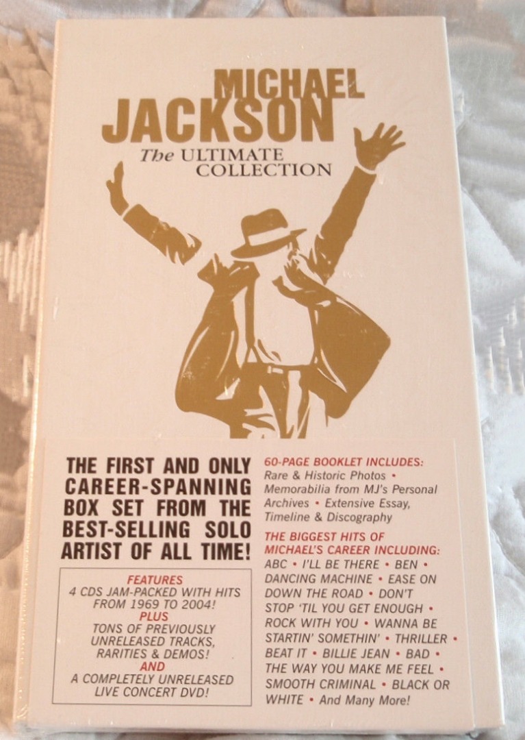 Michael Jackson the ultimate collection (4CD/DVD/, Hobbies & Toys ...