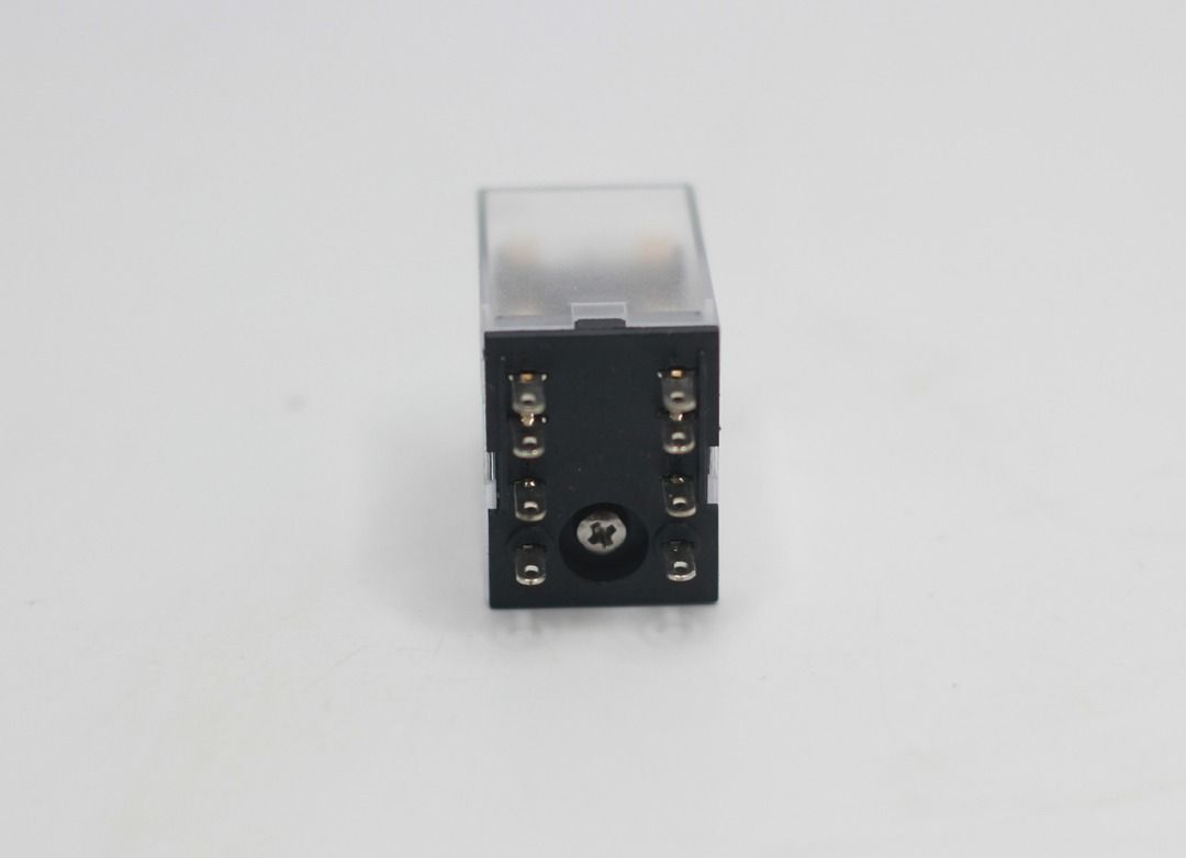 MINI ELECTROMAGNETIC RELAY SWITCH 12V 8-PIN with LED, QIANOU HH52P ...