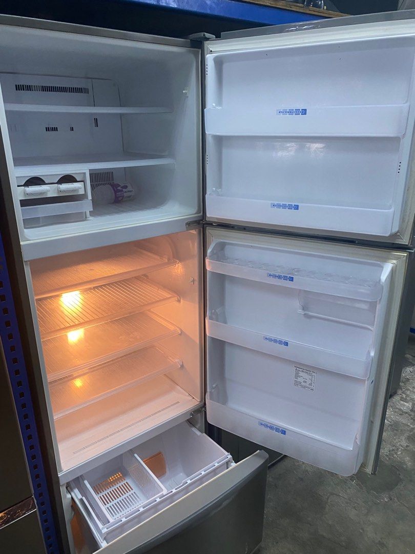 Mitsubishi 3Ticks 3Door Fridge, 342L, TV & Home Appliances, Kitchen ...
