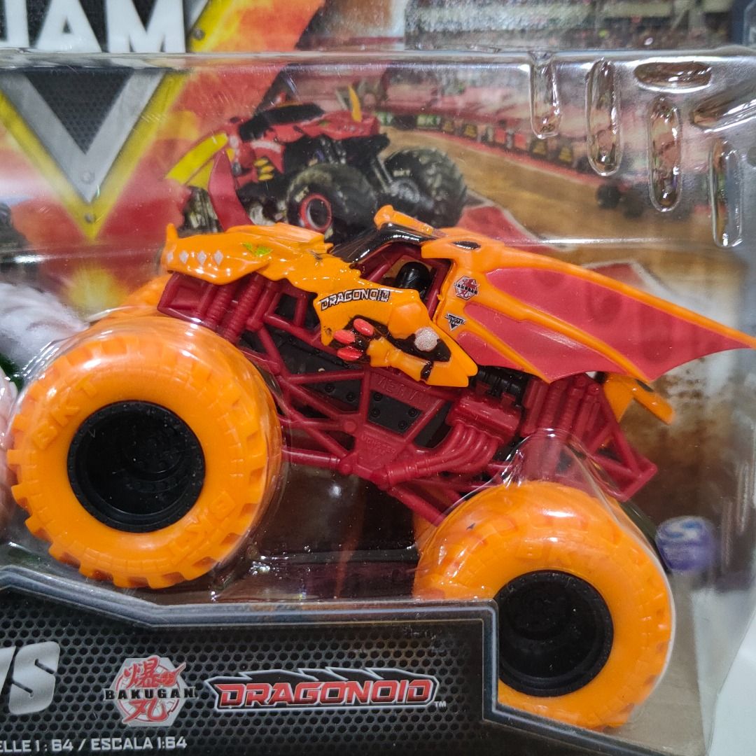 Monster Jam Alien Invasion vs Dragonoid (Bakugan), Hobbies & Toys, Toys ...