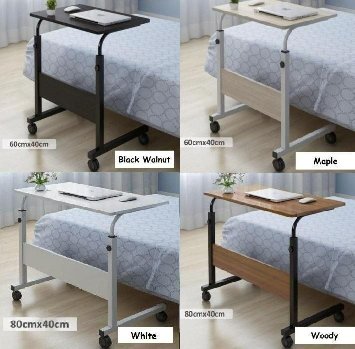 Movable Study Computer Laptop Bedside Table Desk, Furniture & Home ...