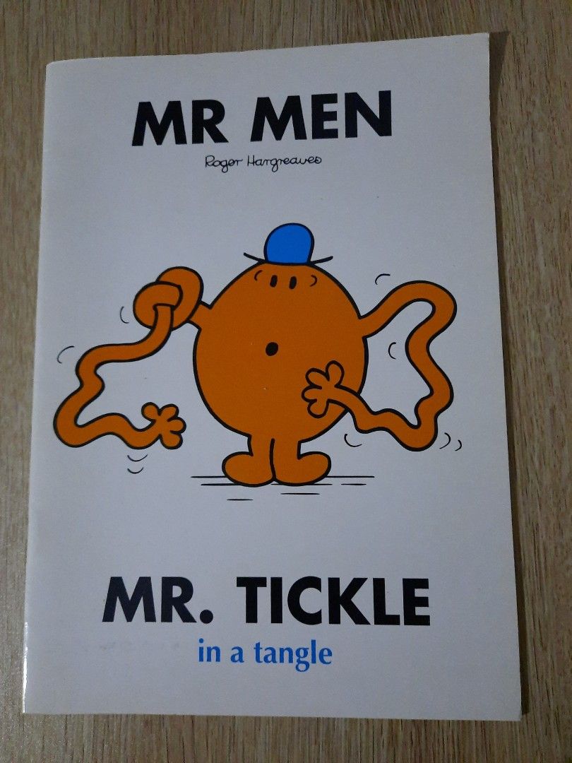 Mr Men:Mr.Tickle in a tangle, 興趣及遊戲, 書本 & 文具, 小朋友書 - Carousell