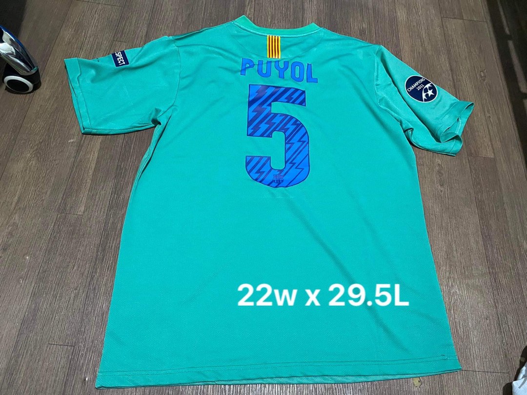 nike fc barcelona puyol football soccer jersey kit, Men's Fashion ...