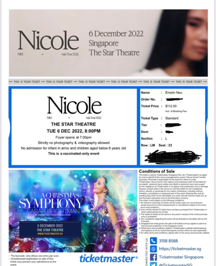 NIKI IN SINGAPORE CONCERT TICKETS, Tickets & Vouchers, Event Tickets on ...