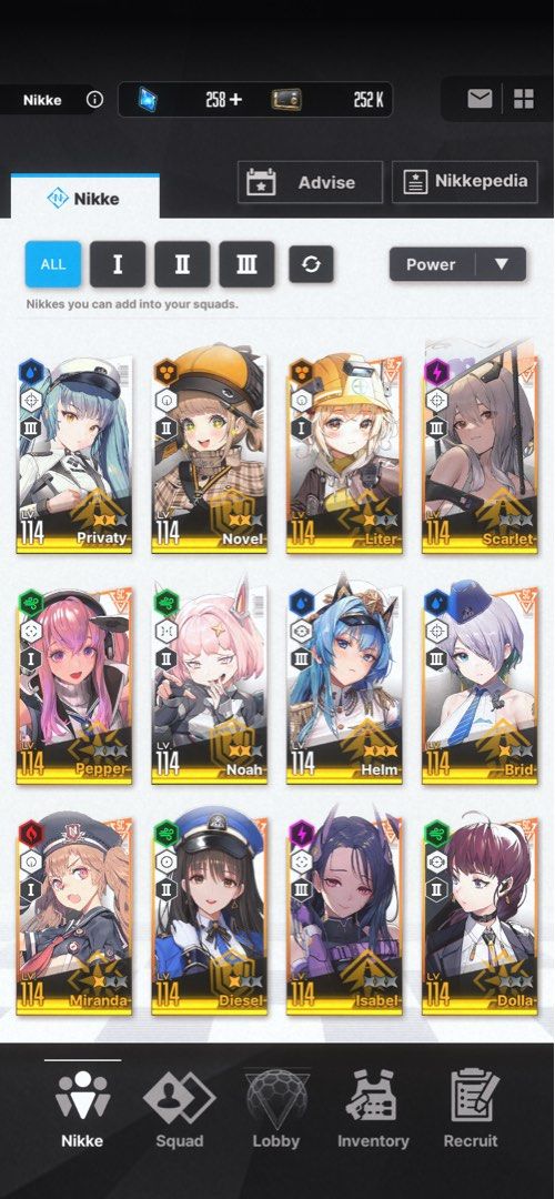 Nikke Late Game Account (lv73) 20+ SSR with Scarlet (Email Bound ...