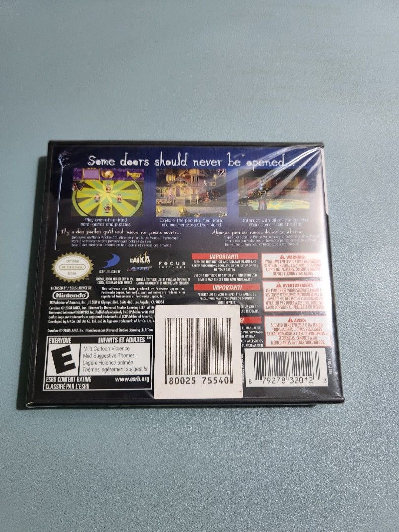 Nintendo DS Coraline, Video Gaming, Video Games, Nintendo on Carousell