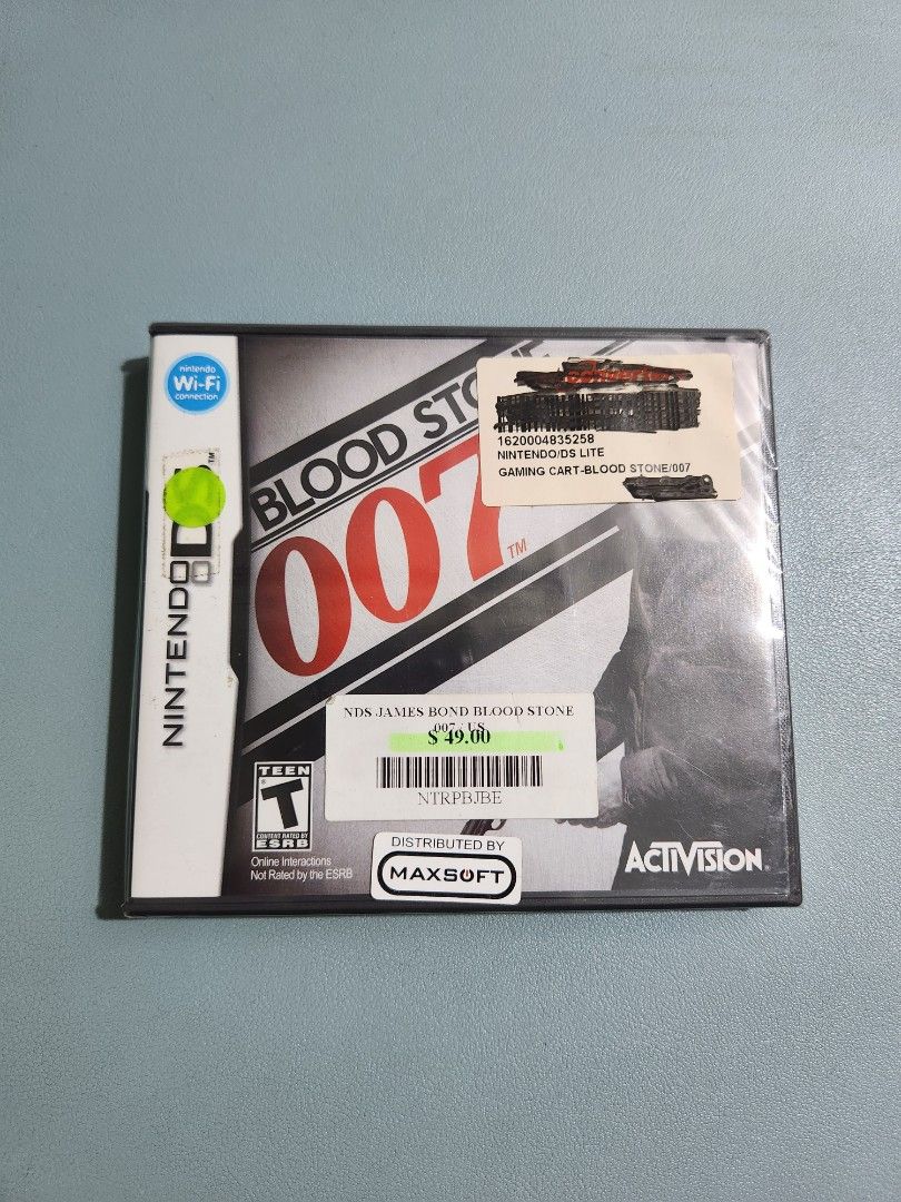 Nintendo DS James Bond Blood Stone, Video Gaming, Video Games, Nintendo ...