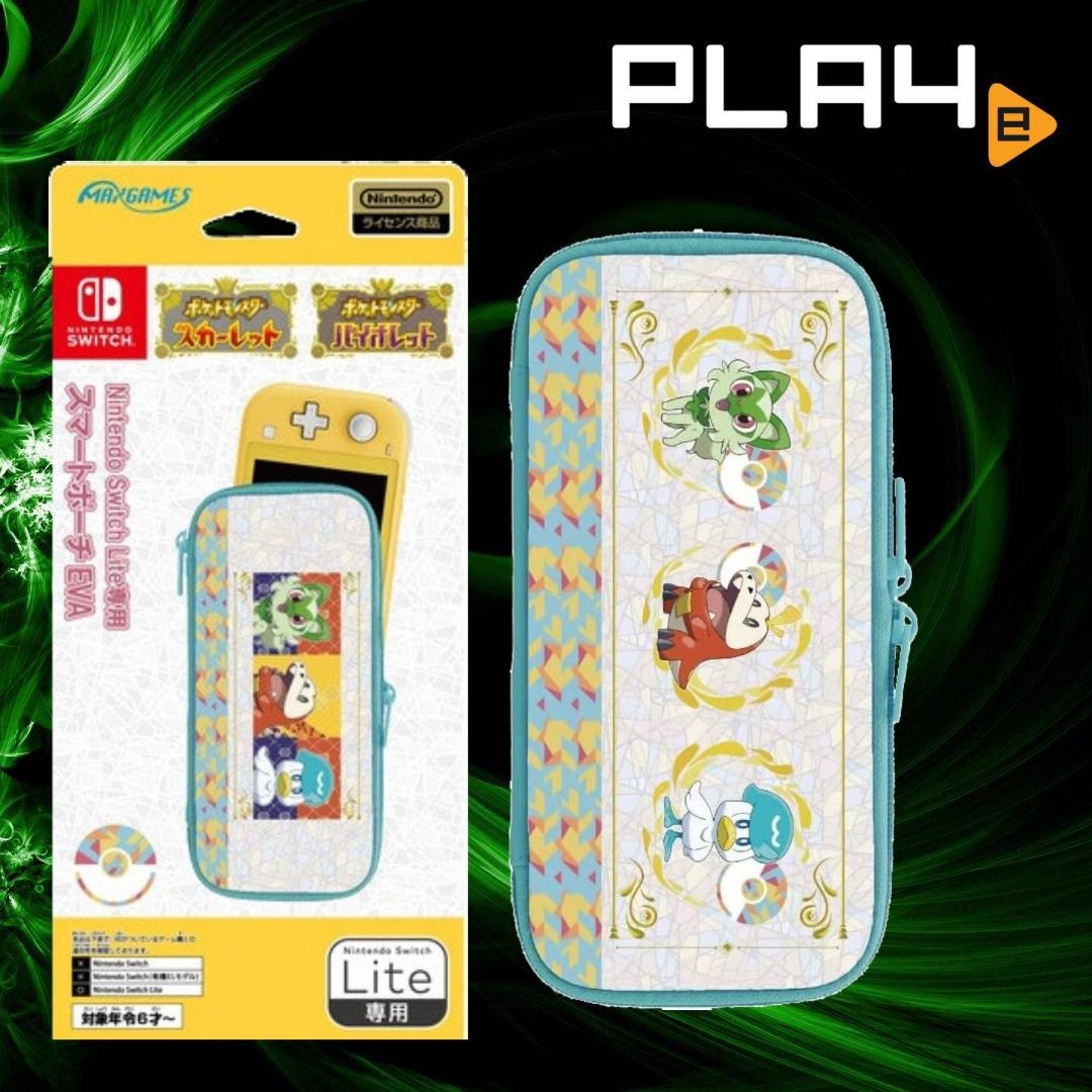 Nintendo Switch Maxgames Smart Pouch EVA Pokemon Scarlet Violet Brand New, Video Gaming, Gaming ...