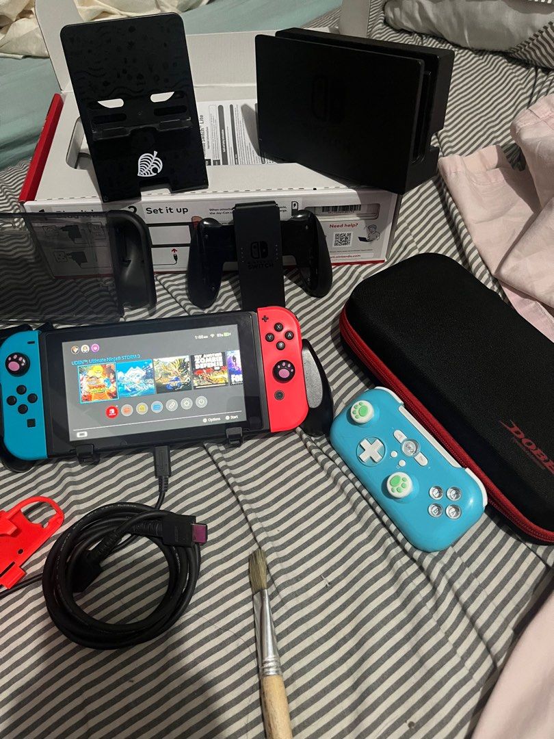 NINTENDO SWITCH V2 COMPLETE, Video Gaming, Video Games, Nintendo on ...