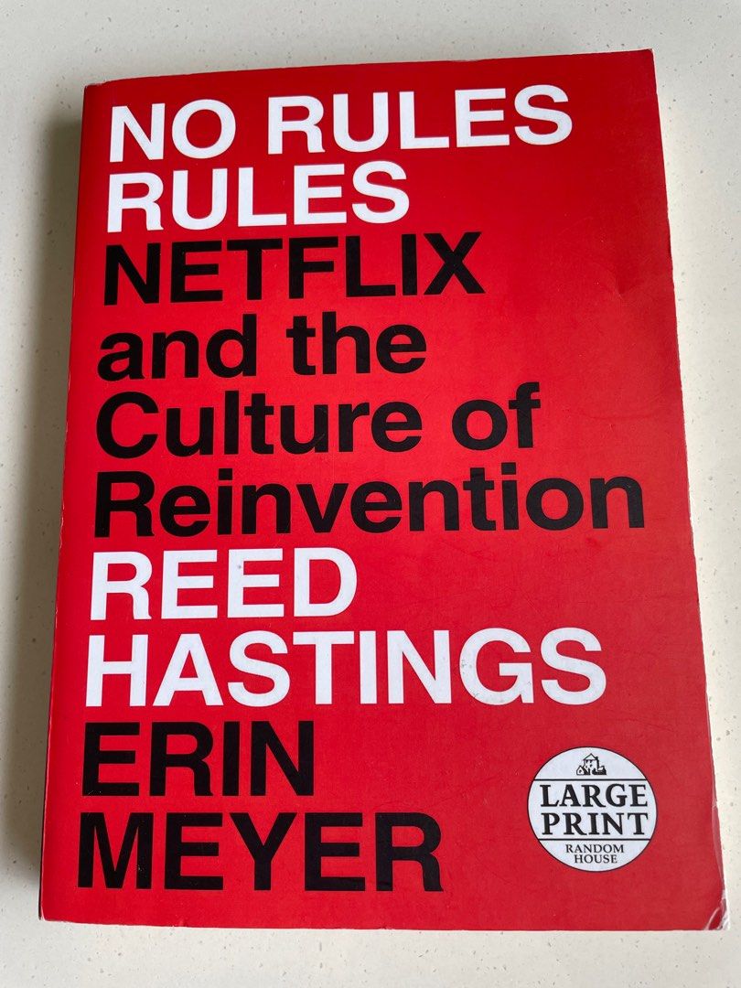 No rules rules (Netflix culture), Hobbies & Toys, Books & Magazines ...