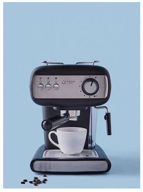 Noon East 15 Bar Coffee Machine - Black, TV & Home Appliances, Kitchen ...