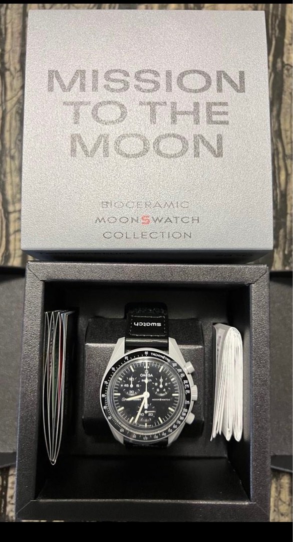 Omega X Swatch Mission to Moon, Luxury, Watches on Carousell