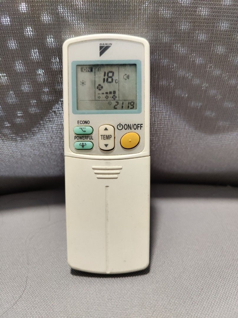 Original Daikin Aircon Remote Controller, TV & Home Appliances, Air ...