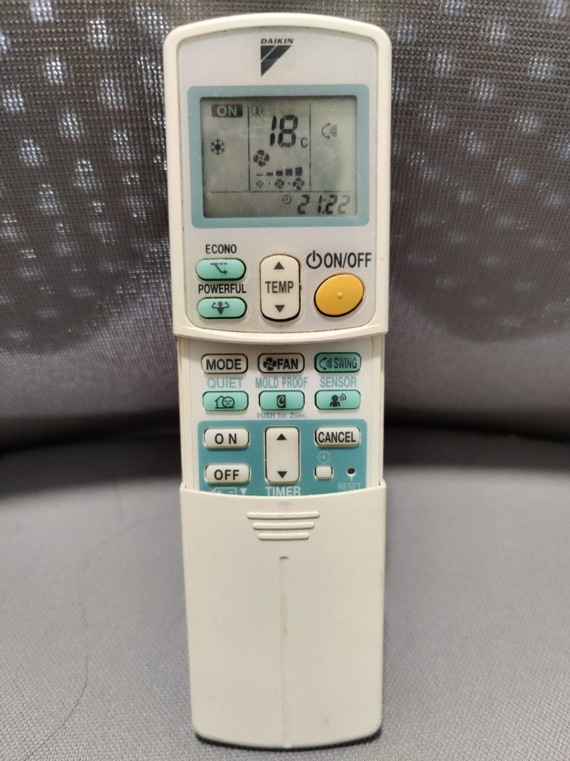 Original Daikin Aircon Remote Controller, TV & Home Appliances, Air ...
