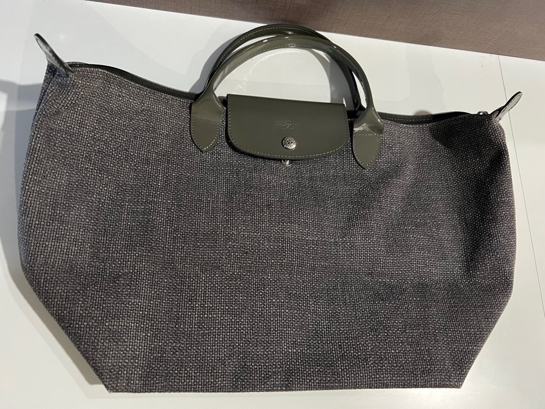 Original Longchamp Le Pliage Large Short Handle, Women's Fashion, Bags ...