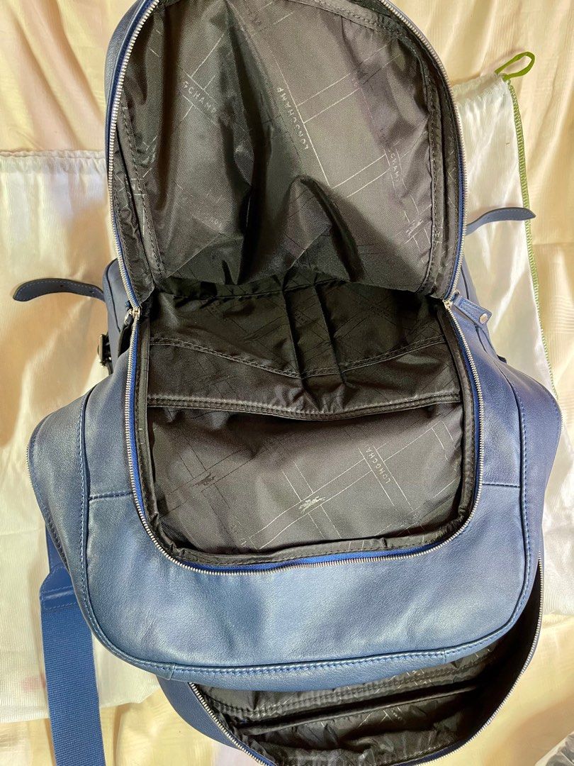 Original Longchamp Leather Backpack, Men's Fashion, Bags, Backpacks on ...