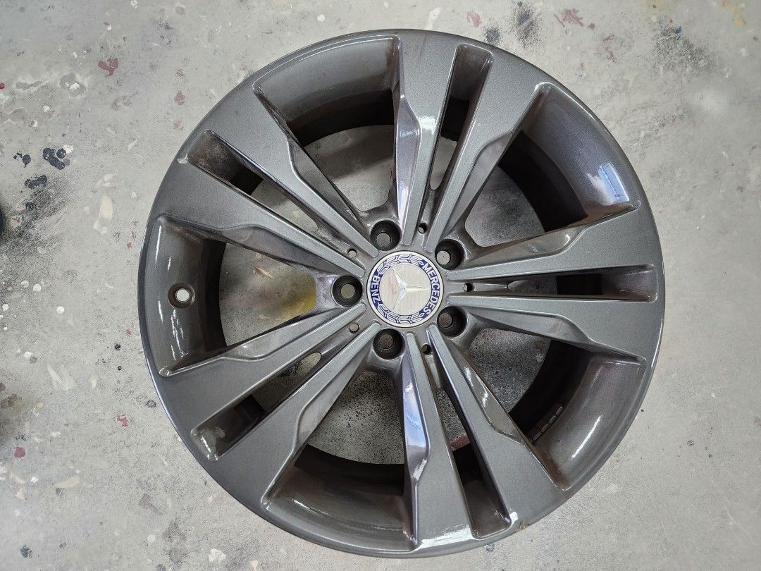 Original Mercedes CLA Rims, Car Accessories, Tyres & Rims on Carousell