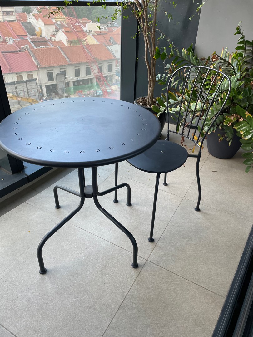 Outdoor Table and Chair - Arrange Own Delivery, Furniture & Home Living ...