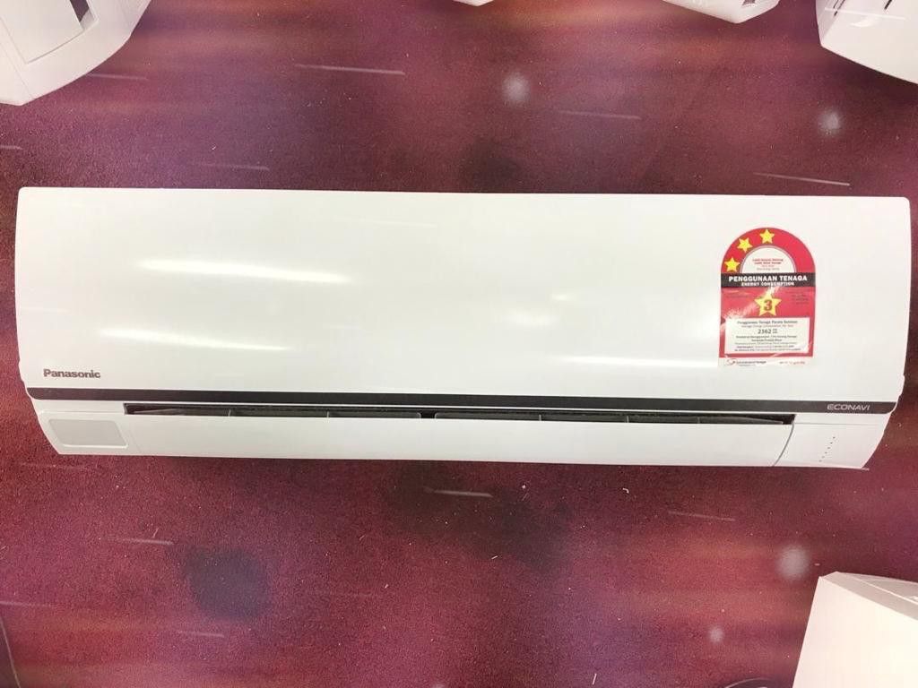 Panasonic Econavi 1.5HP(Inverter) Aircond K075, TV & Home Appliances ...