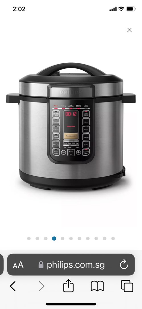 Philip All in One cooker HD2238/62, TV & Home Appliances, Kitchen ...