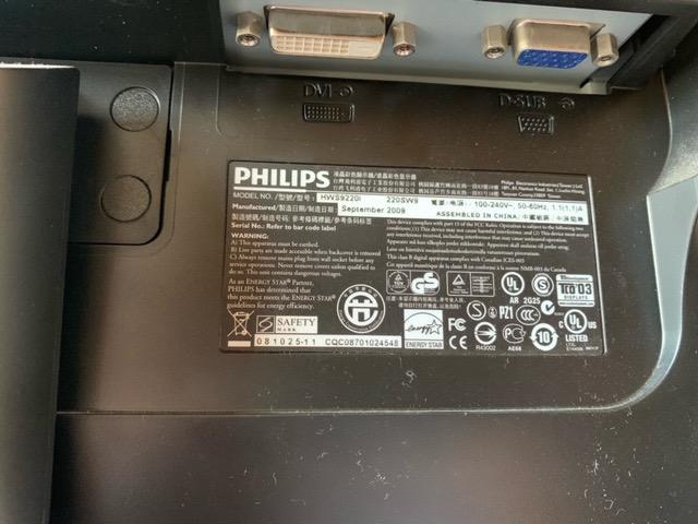 Philips Computer monitor model HWS9220i, Computers & Tech, Parts ...