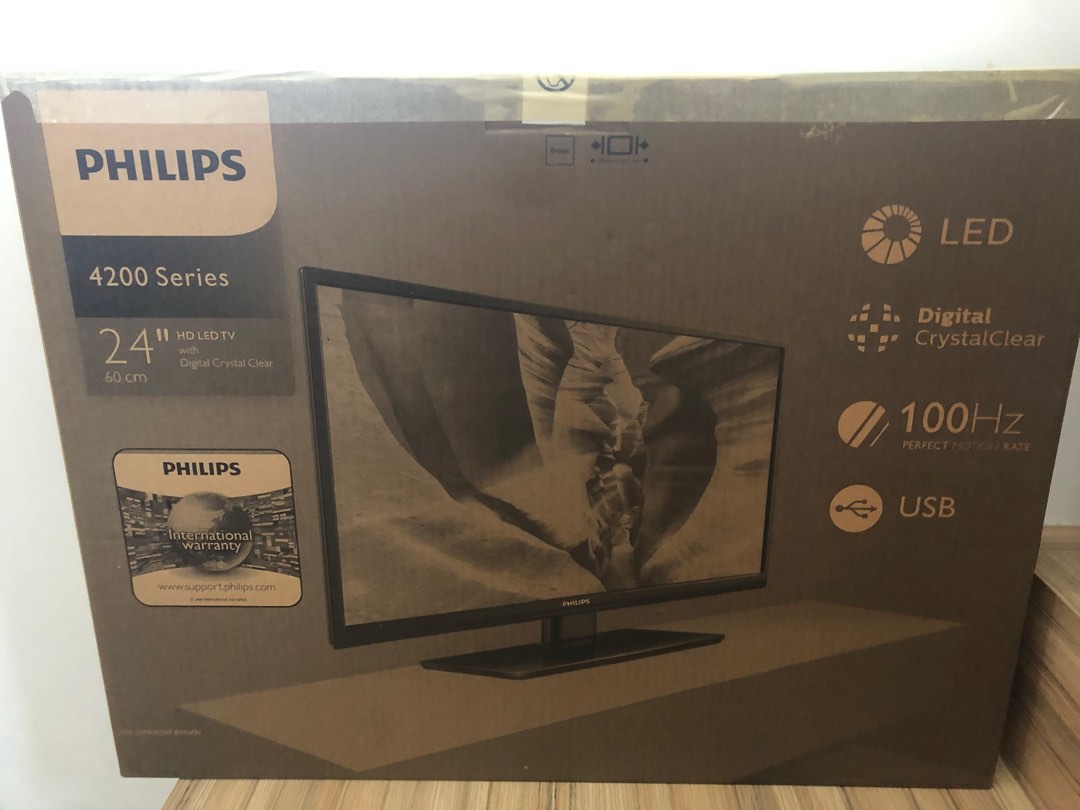 PHILIPs HD LED TV 24 inch, TV & Home Appliances, TV & Entertainment, TV ...