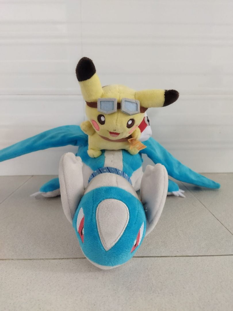 Pikachu riding Latios, Pokemon Plush Toy, Hobbies & Toys, Toys & Games ...