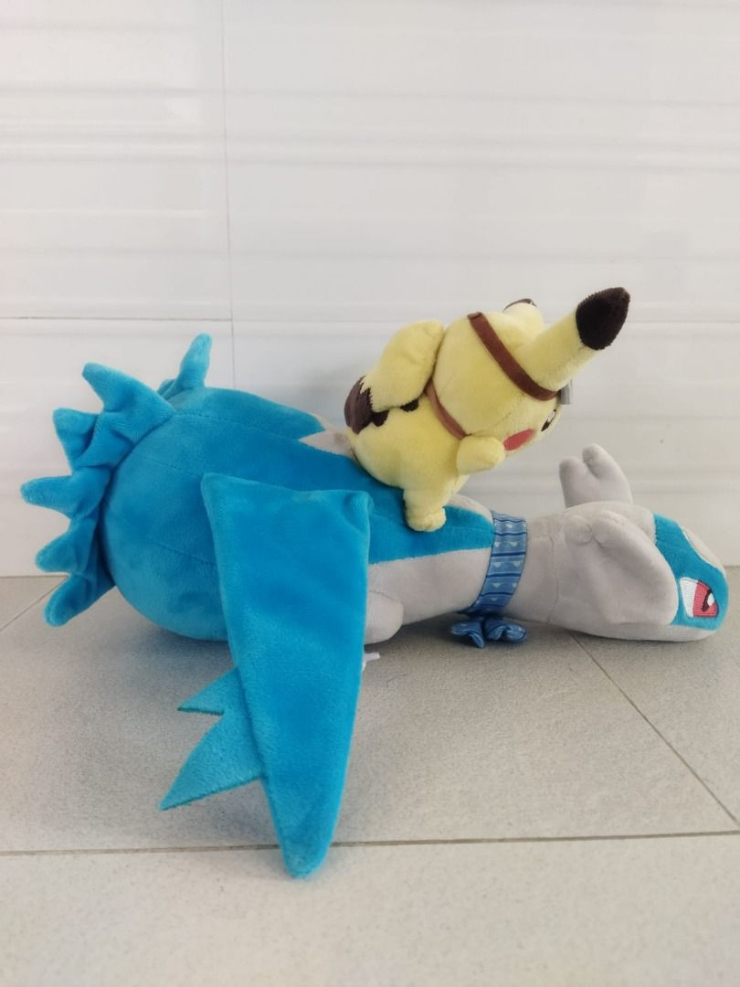 Pikachu riding Latios, Pokemon Plush Toy, Hobbies & Toys, Toys & Games ...