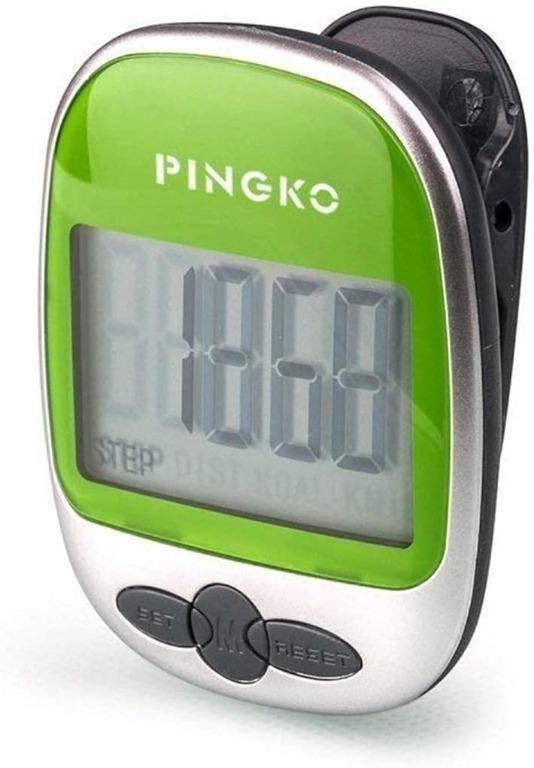PINGKO Walking Pedometer Accurately Track Steps Portable Sport ...