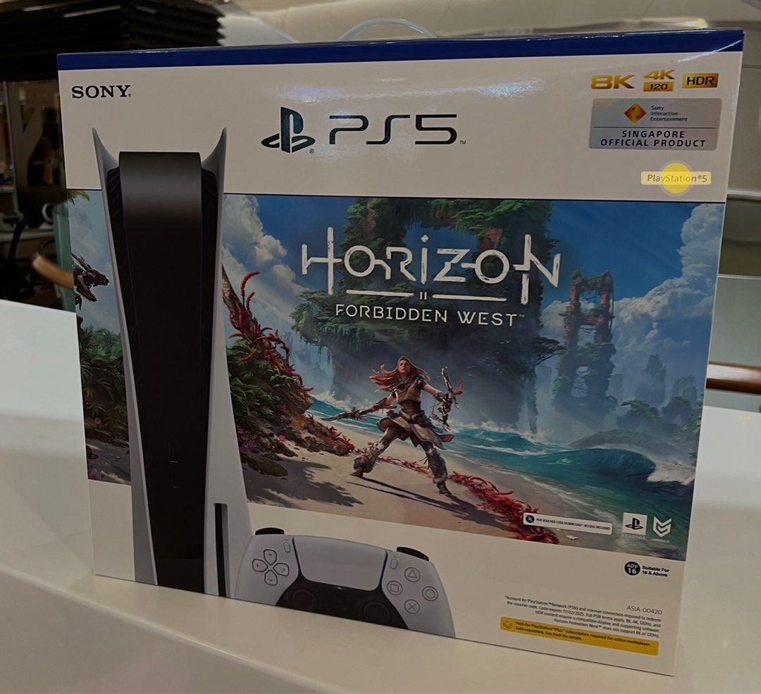 Playstation 5 Horizon Forbidden West Bundle, Video Gaming, Video Game ...