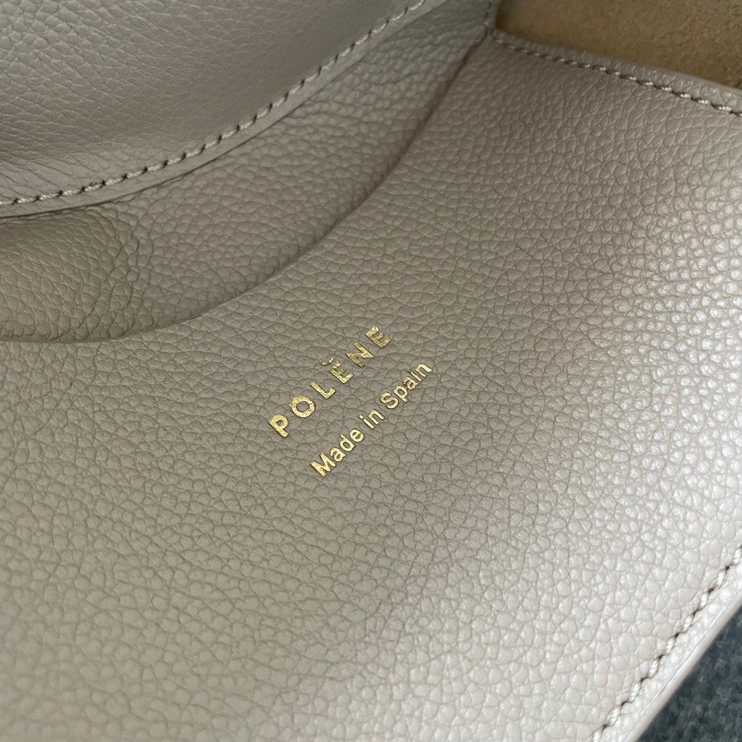Polene bag Tonca (TEXTURED TAUPE) with Box and dust bag, Women's ...