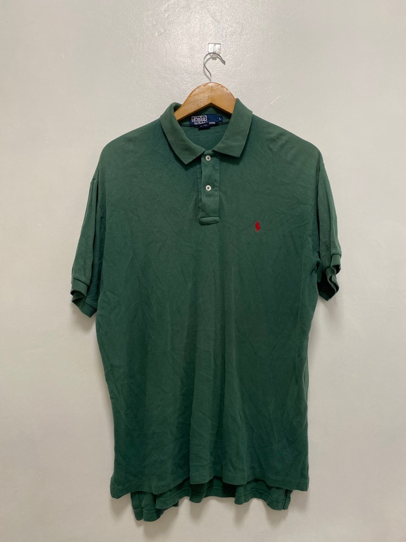 Polo Ralph Lauren green Polo shirt, Men's Fashion, Tops & Sets, Tshirts & Polo Shirts on Carousell