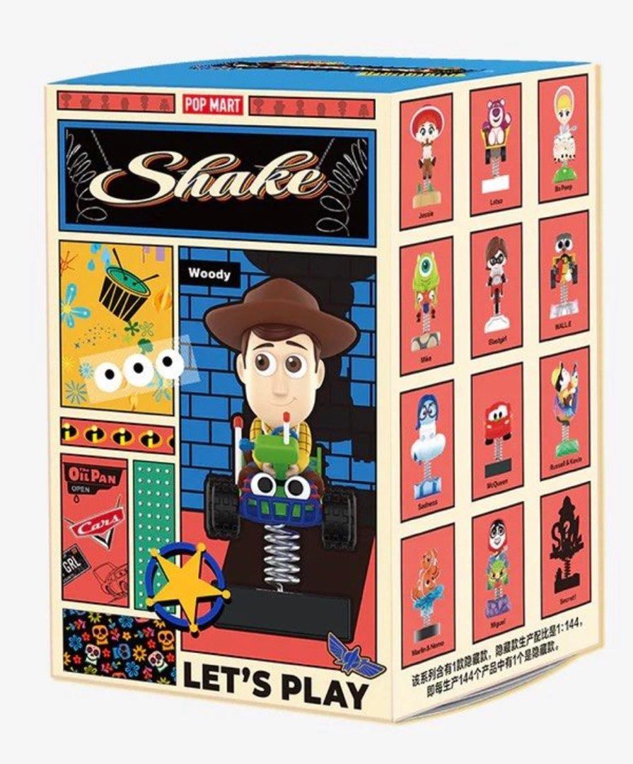 POPMART Disney Pixar Shake Series - Russell with Kevin from Movie Up ...